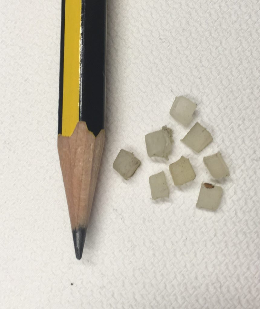 microplastic survey cube nurdles – Just One Ocean